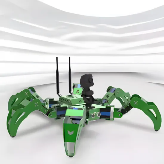 Eriksen - Six-legged biomimetic spider robot with AI visual recognition ...